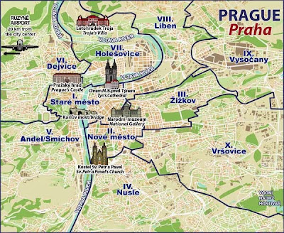 Raquel Ritz Viajes: Mapas de Praga