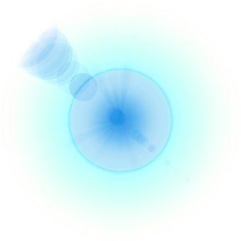 efectos de luz,circulos con destellos png transparente
