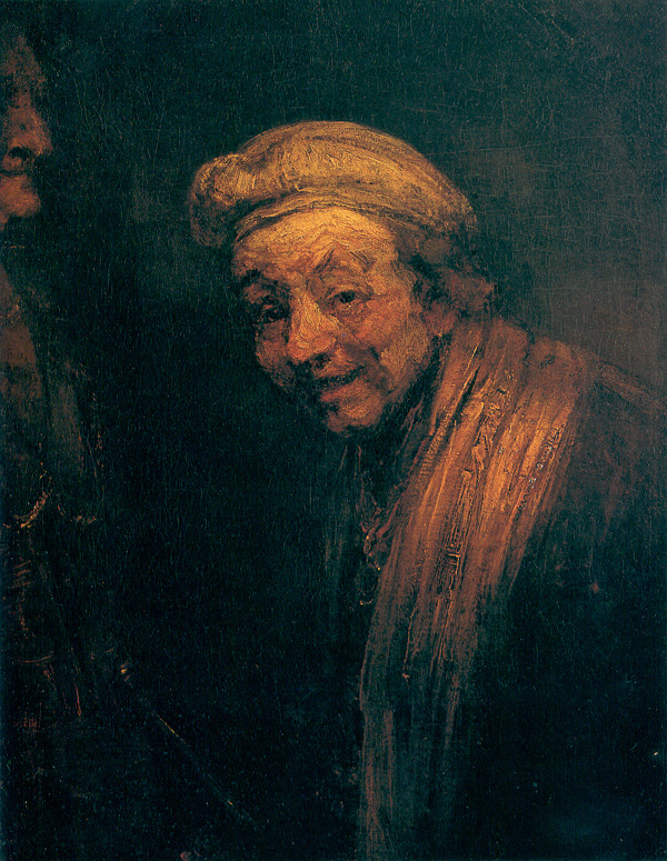 Rembrandt van Rijn: Self-portrait as Zeuxis Laughing (1662); Wallraf ...