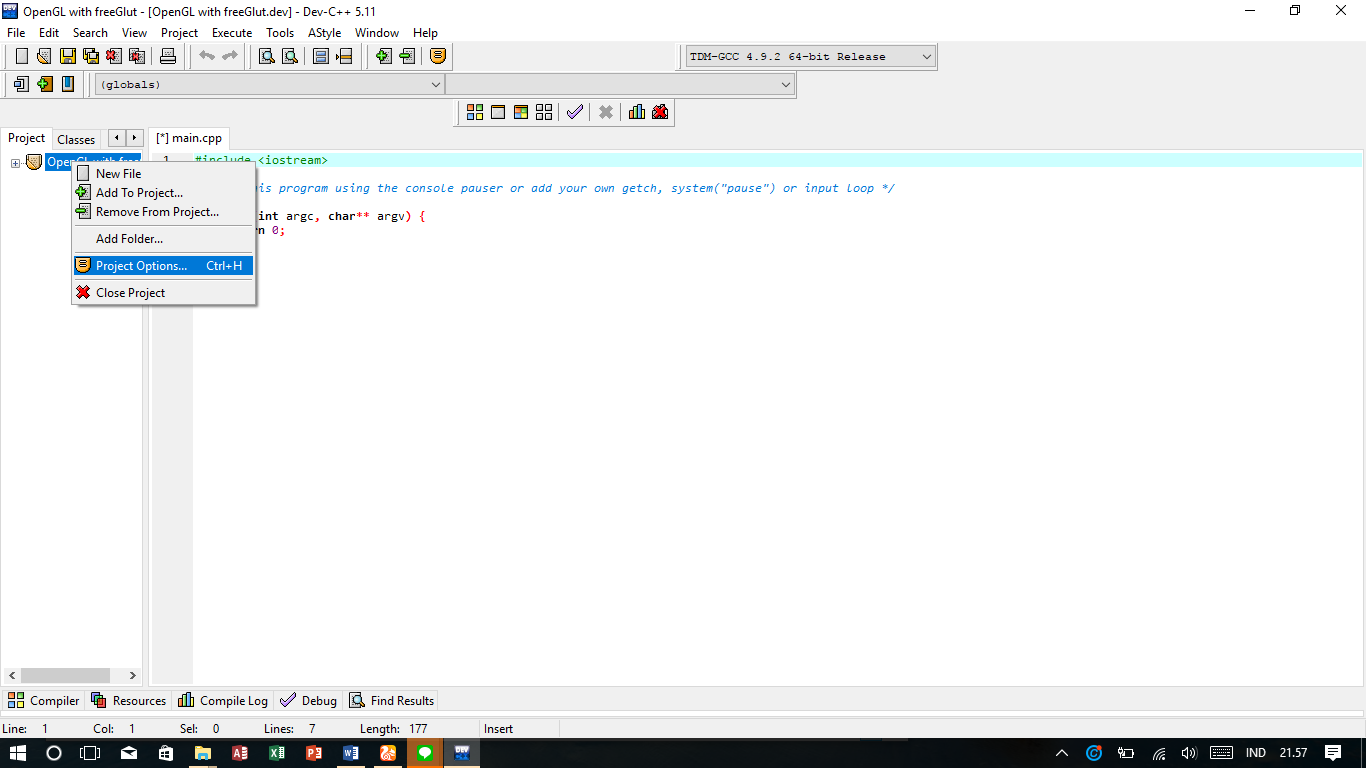The Number One: Cara Instal dan Setting OpenGL di Dev.C++