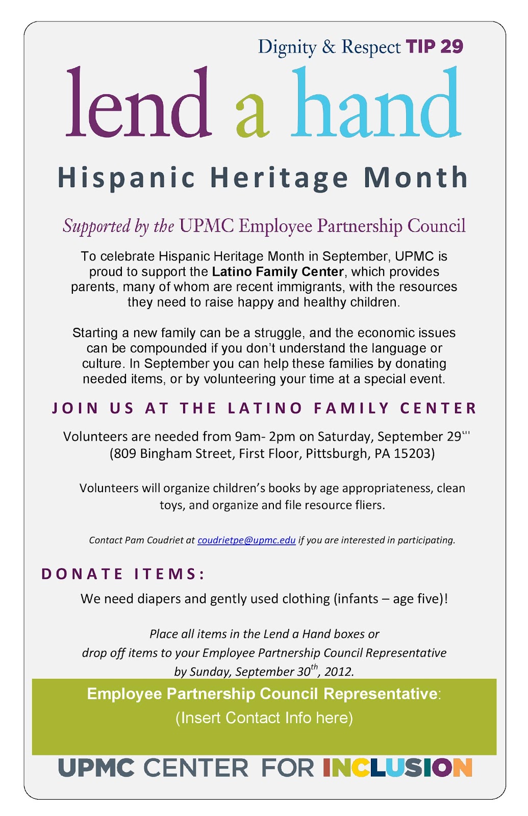 Dignity and Respect Campaign: Lend a Hand: D&R Celebrates Hispanic ...