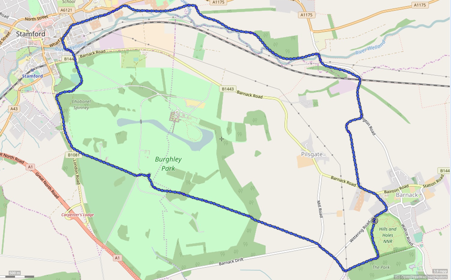 Vale of Belvoir Ramblers: Stamford and Barnack, 26th March 2017