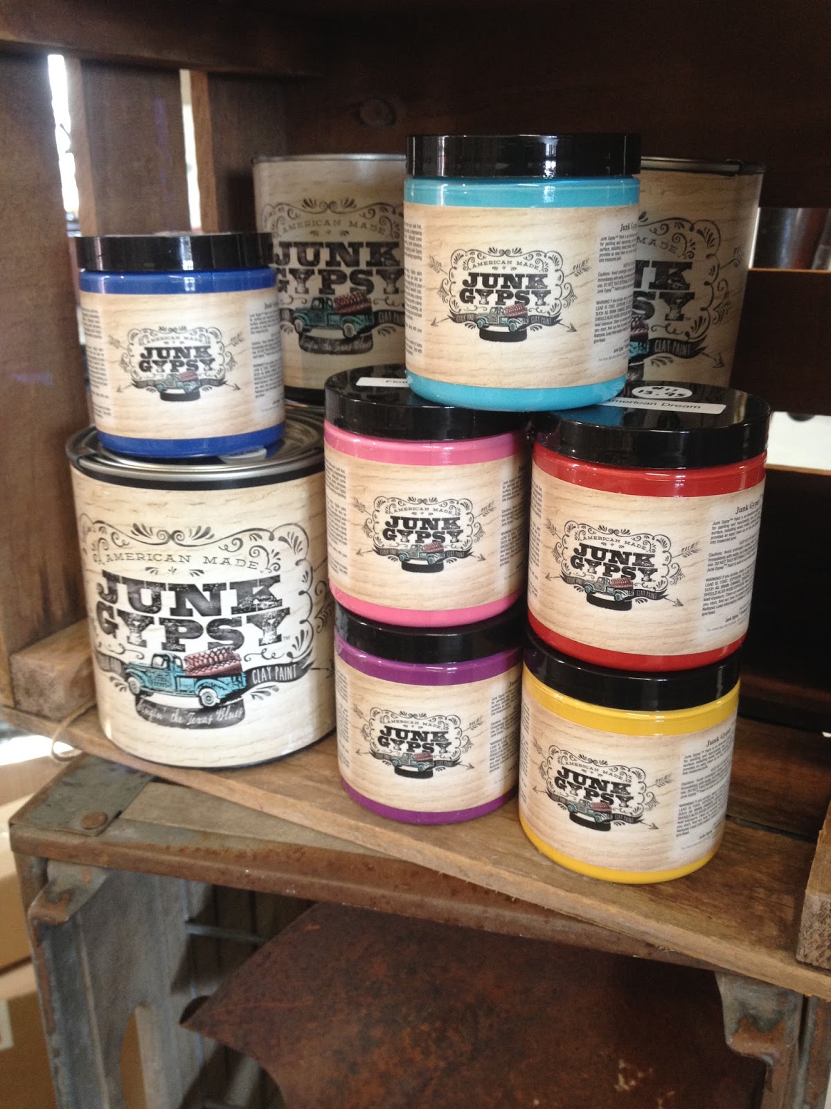 Rusted Gingham: Junk Gypsy Paint