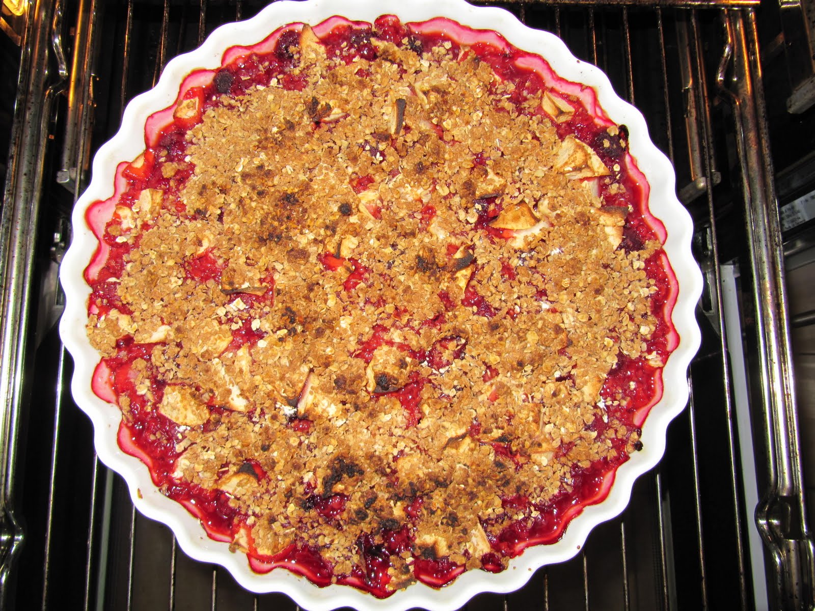 Duo de toquées: Crumble aux fruits rouges ultra bon