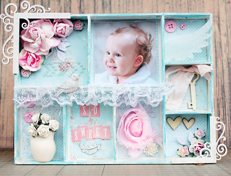 Кава та натхнення...: Shabby Shadow Box;)