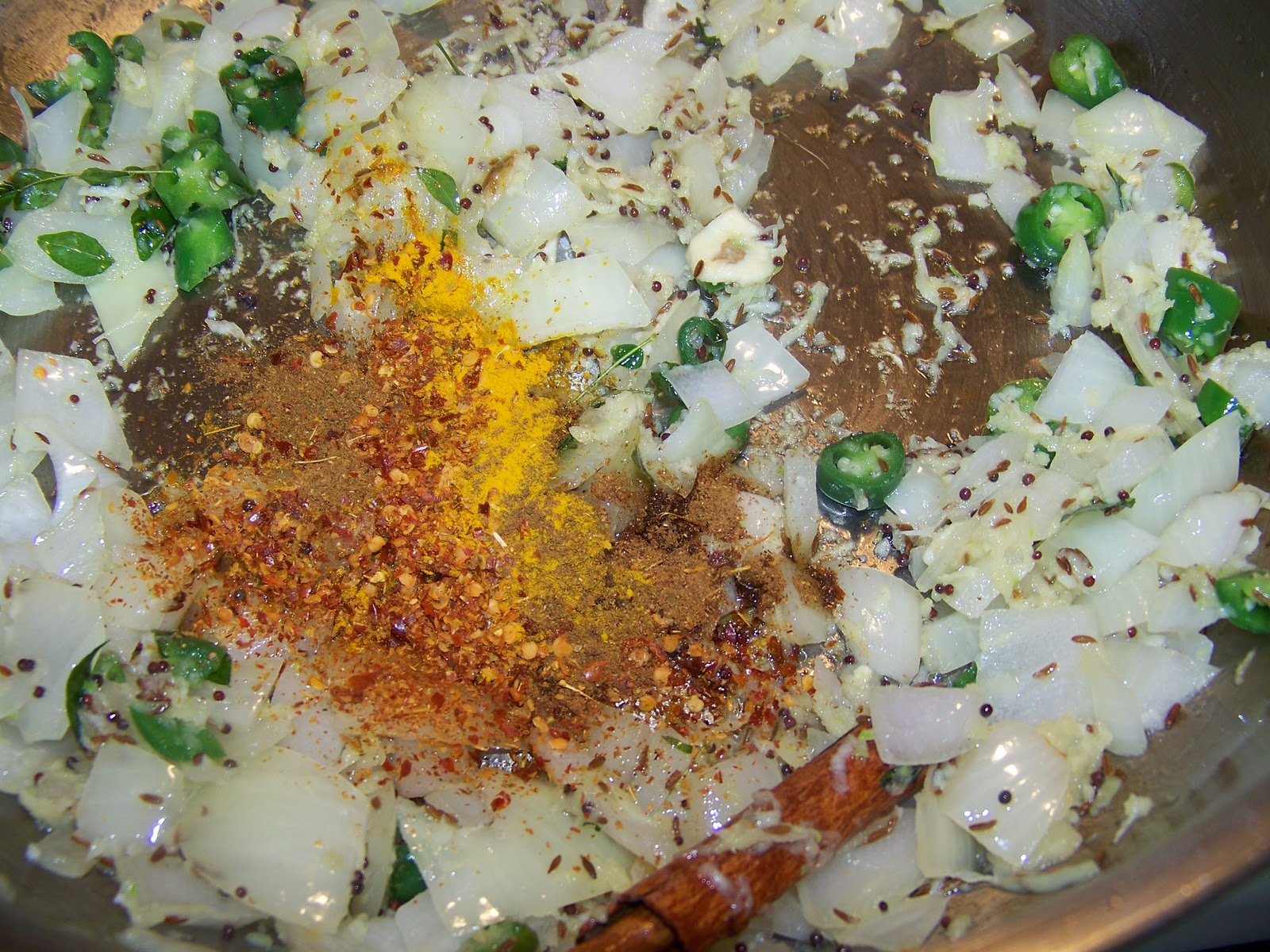 Kitchen Simmer: Curried Swiss Chard