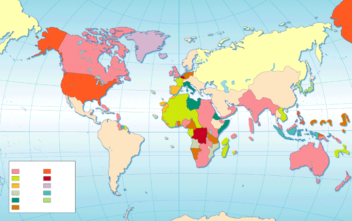 Silvia Racamonde Arias: Mapa de los imperios coloniales