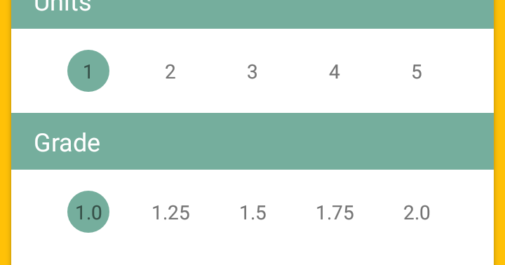 My GWA Calculator Side Project
