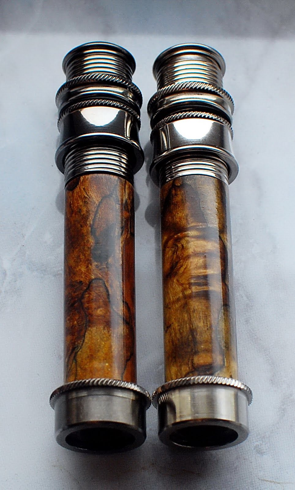 Handcrafted graphite and fiberglass fly rods: Lemke Concepts reel seats