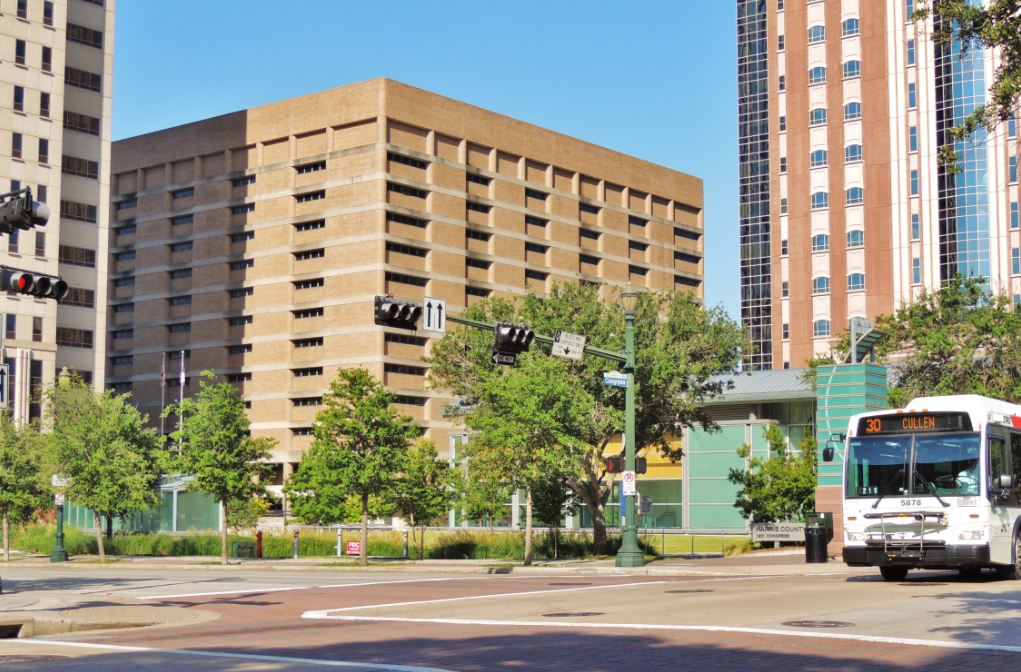 Houston in Pics: Harris County Old Jail Building next to the Criminal J