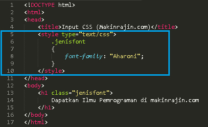 Belajar CSS : Apa itu CSS ? Pengertian, Konsep, Struktur dan Kode ...