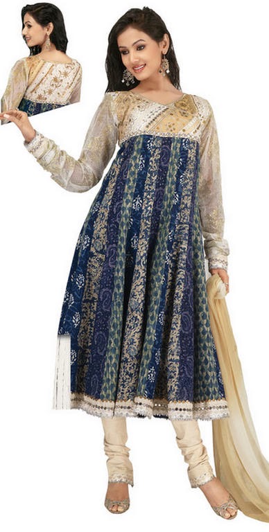 Anarkali Farak Pajama Suits Design