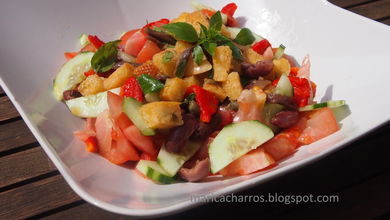 Panzanella ( ensalada italiana de pan) | Maricacharros