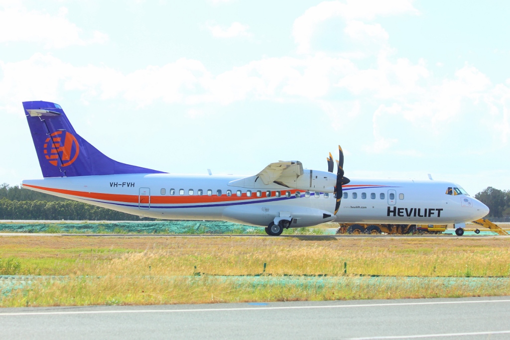 Central Queensland Plane Spotting: Hevilift Australia ATR 72-500 VH-FVH ...