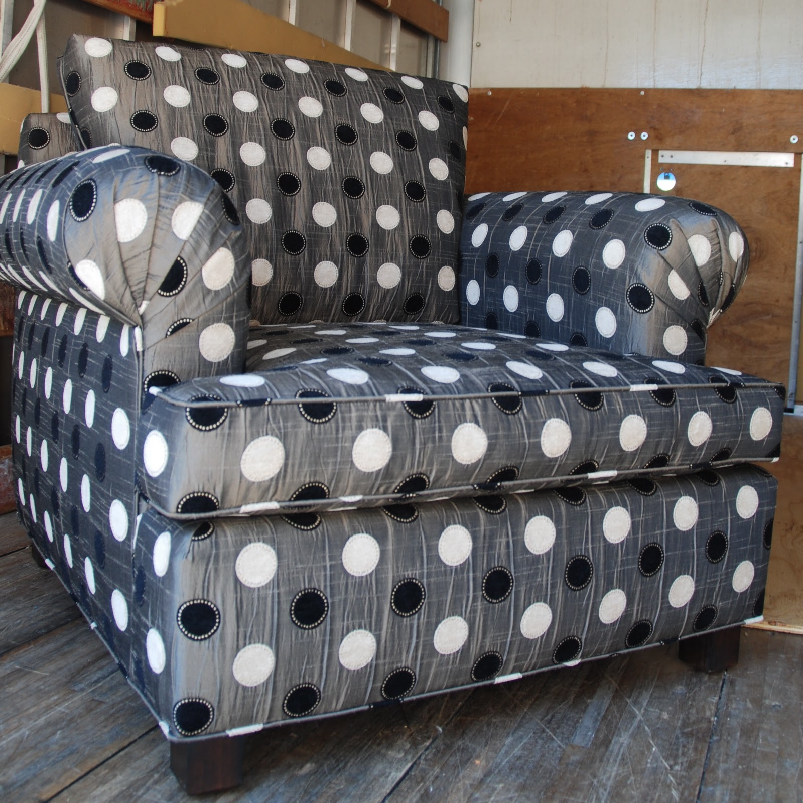 Pollins of Napa: Polka Dot Chairs
