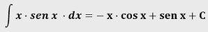 Matemáticas10: Integral de x por seno de x