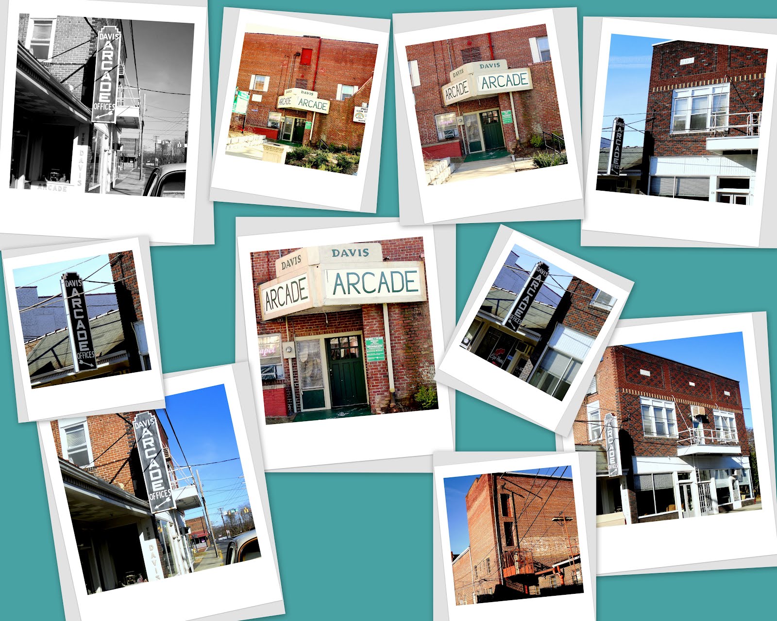 KEITH HALL: Davis Arcade, Mt Airy NC, 1971-72, Surry County