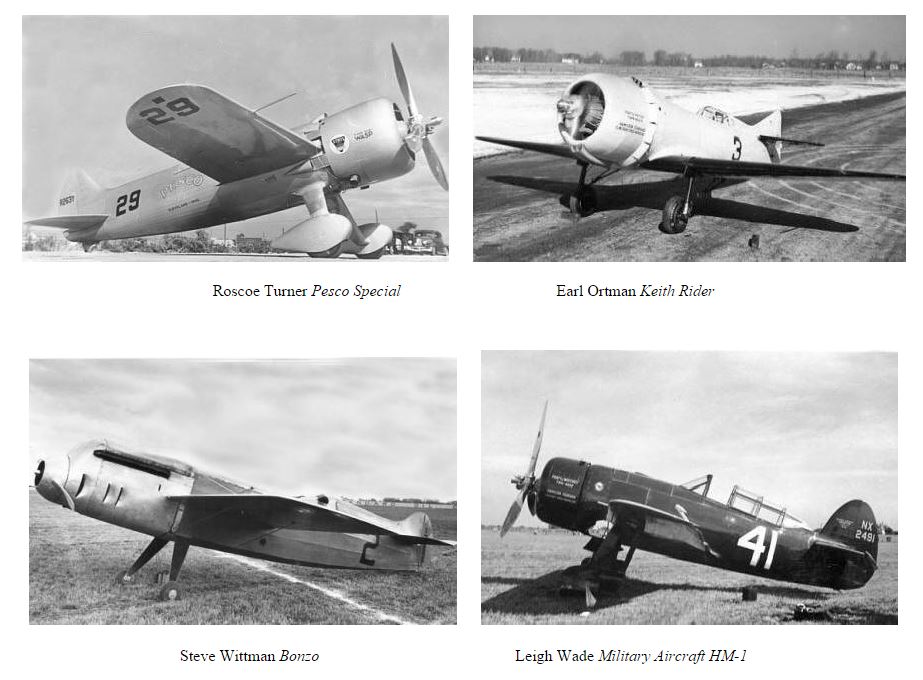 Just A Car Guy: late 1930s air race planes
