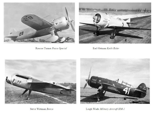 Just A Car Guy: late 1930s air race planes
