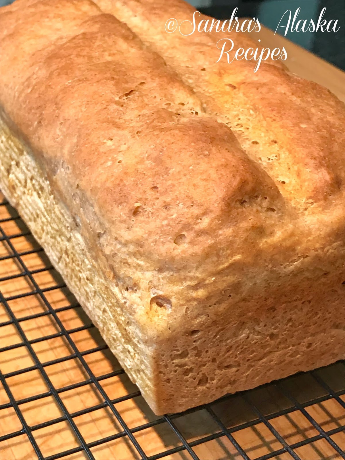 Sandra's Alaska Recipes: SANDRA'S MORNING ALASKA WHOLE-WHEAT SOURDOUGH ...