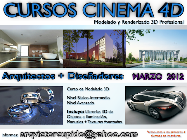 Cursos Cinema 4D - Modelado y Render 3D Básico y Avanzado - Dessignare ...