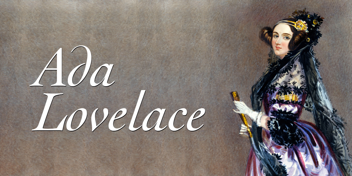 Brincando com Arte - o¤°SORRISO°¤o: Ada Lovelace - Uma patricinha no ...