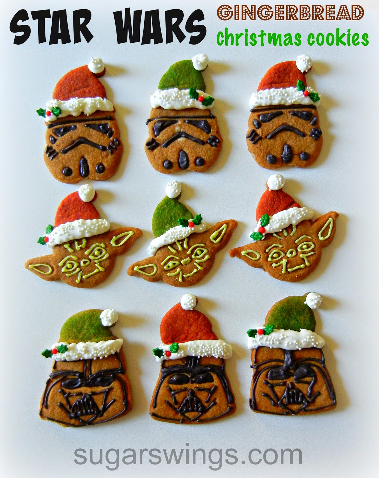 Sugar Swings! Serve Some: Star Wars Gingerbread Christmas Cookies