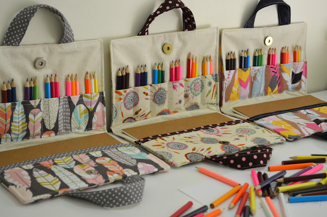 Blue Kangaroo Handmade: Coloring case for kids