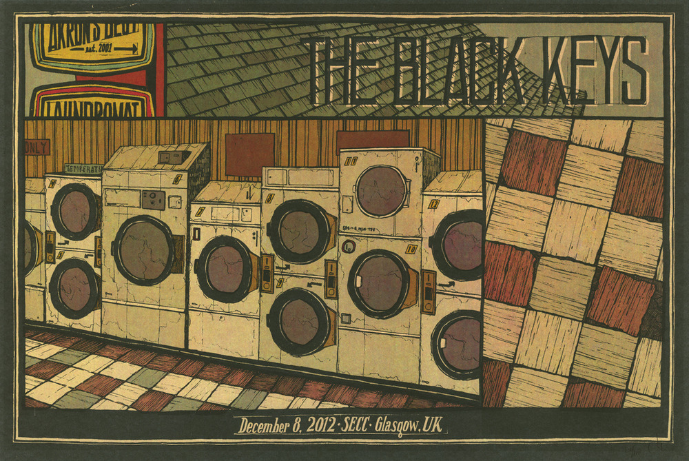 INSIDE THE ROCK POSTER FRAME BLOG: Black Keys, Andrew Bird and more new ...