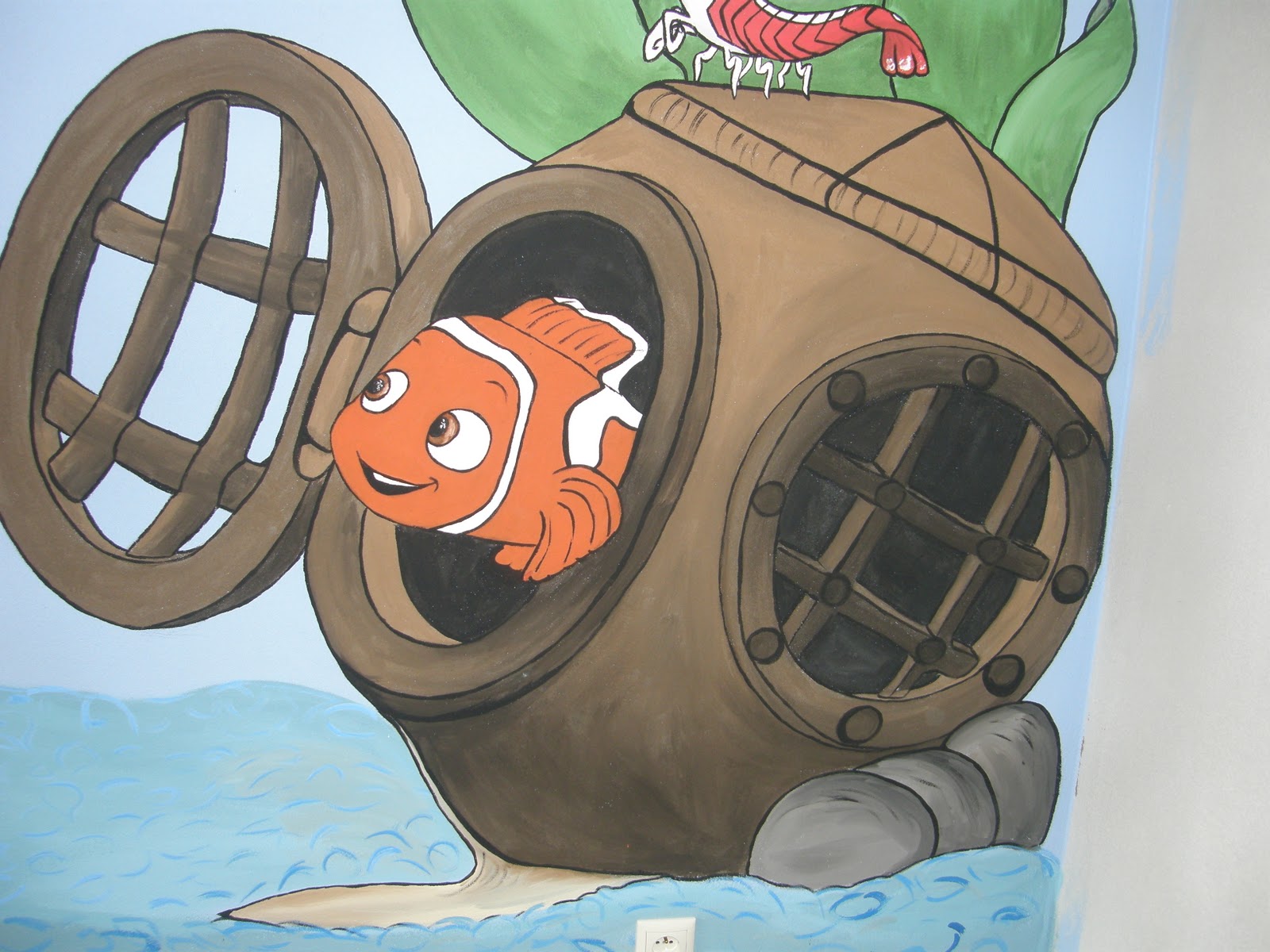 Maľovanie obrázkov na stenu: NEMO-maľba do detskej izby