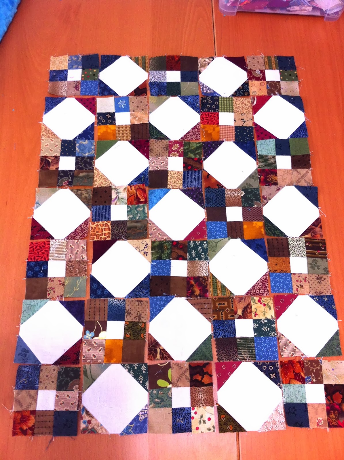 9 patch and Snowball Doll Quilt Tutorial