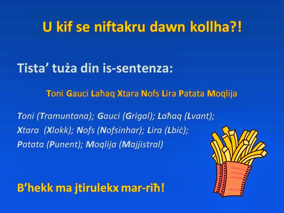 Il-Malti għat-Tfal: Il-boxxla u l-irjieħ
