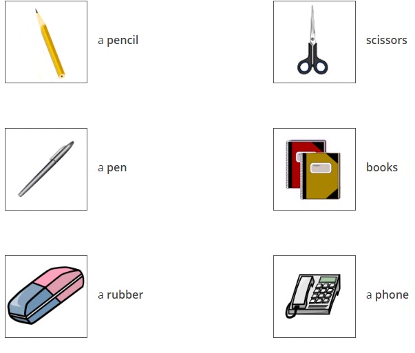 English is FUNtastic: English Words for Classroom Objects - Click on ...