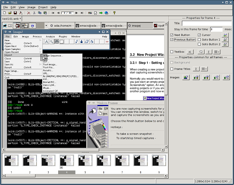 Warren Sparrow: Wink Screen Capture