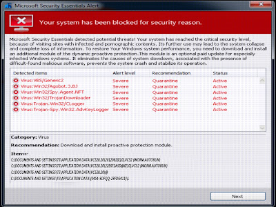 Virus and Fake Program Removal: Remove Microsoft Security Essentials ...