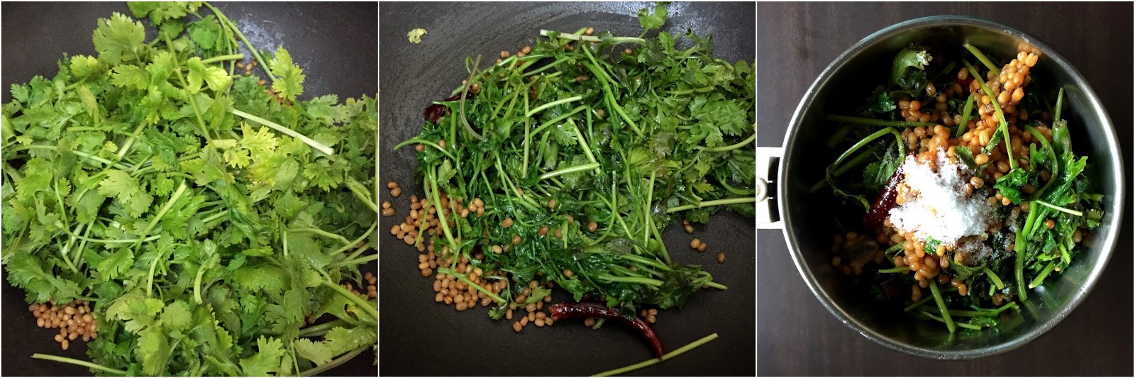 Indulge...: Kothamalli Thogayal | Thick Coriander leaves Chutney ...