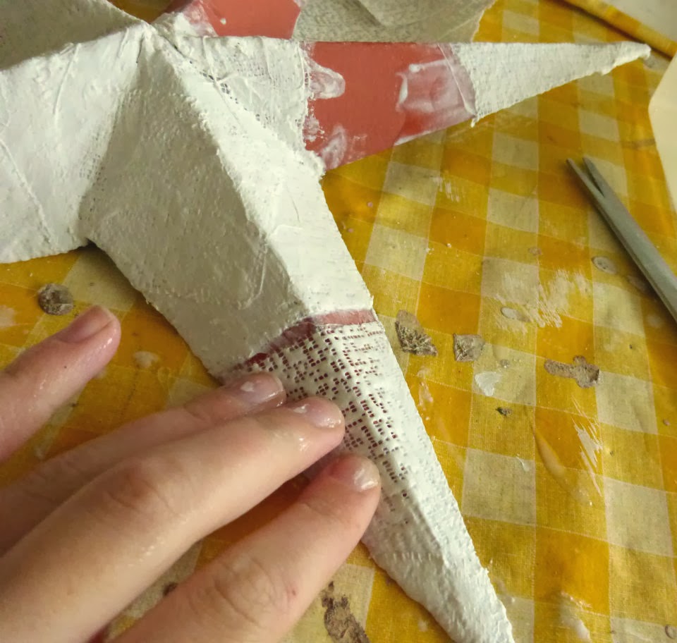 InDIYvidual: 11th Window: Paper and Plaster Star