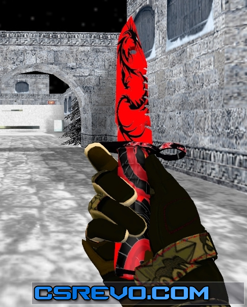 Skin Faca - M9 Bayonet Dragon Soul - CS 1.6 Super HD - CS Revo!