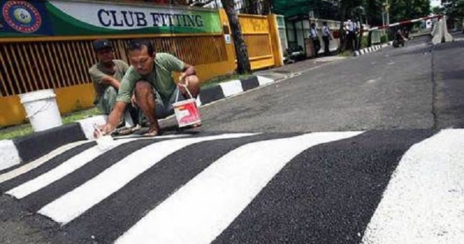 Polisi Tidur Di Jalan Raya Kota Tangerang Resahkan Pengendara