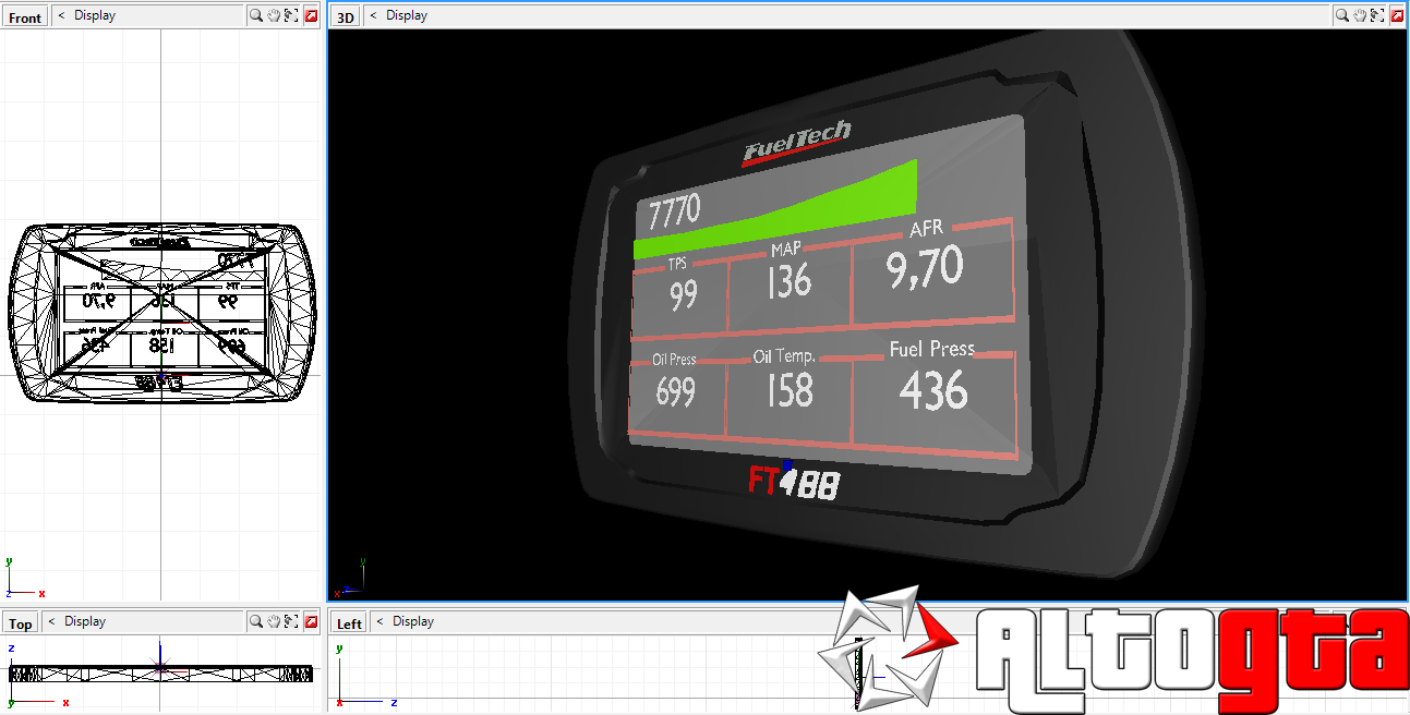 Alto GTA - Mods Para GTA San Andreas, IV e V: FuelTech Ft400 em 3D