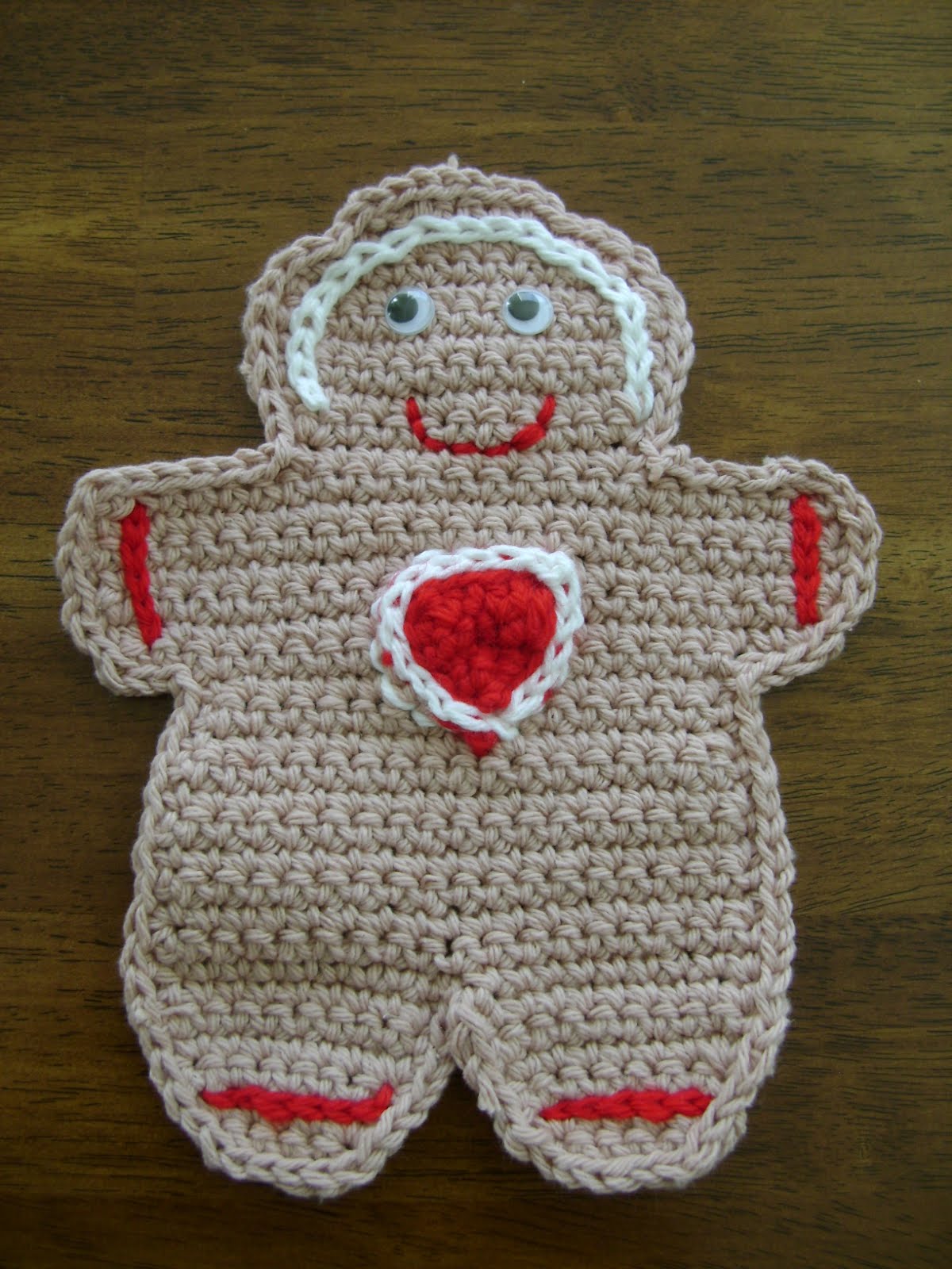 Crafts place: Gingerbread man applique