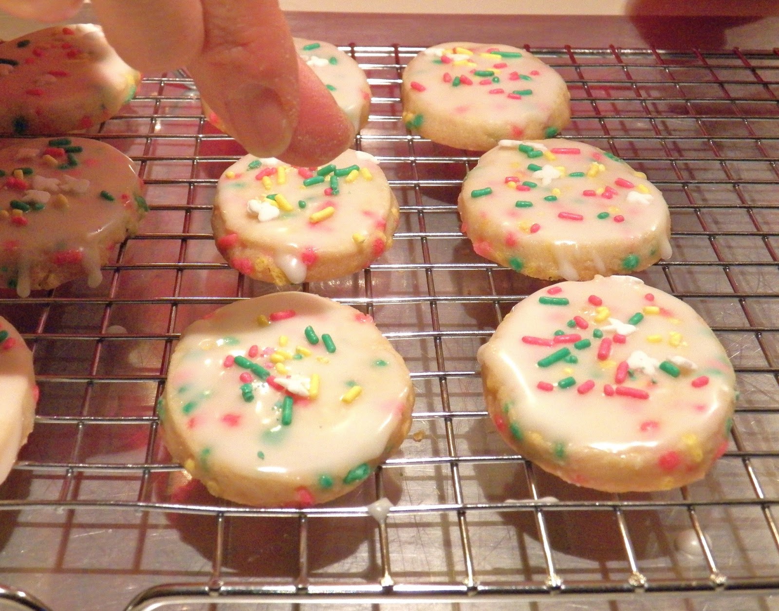 Glazed Funfetti Cookies Recipe | In Good Flavor