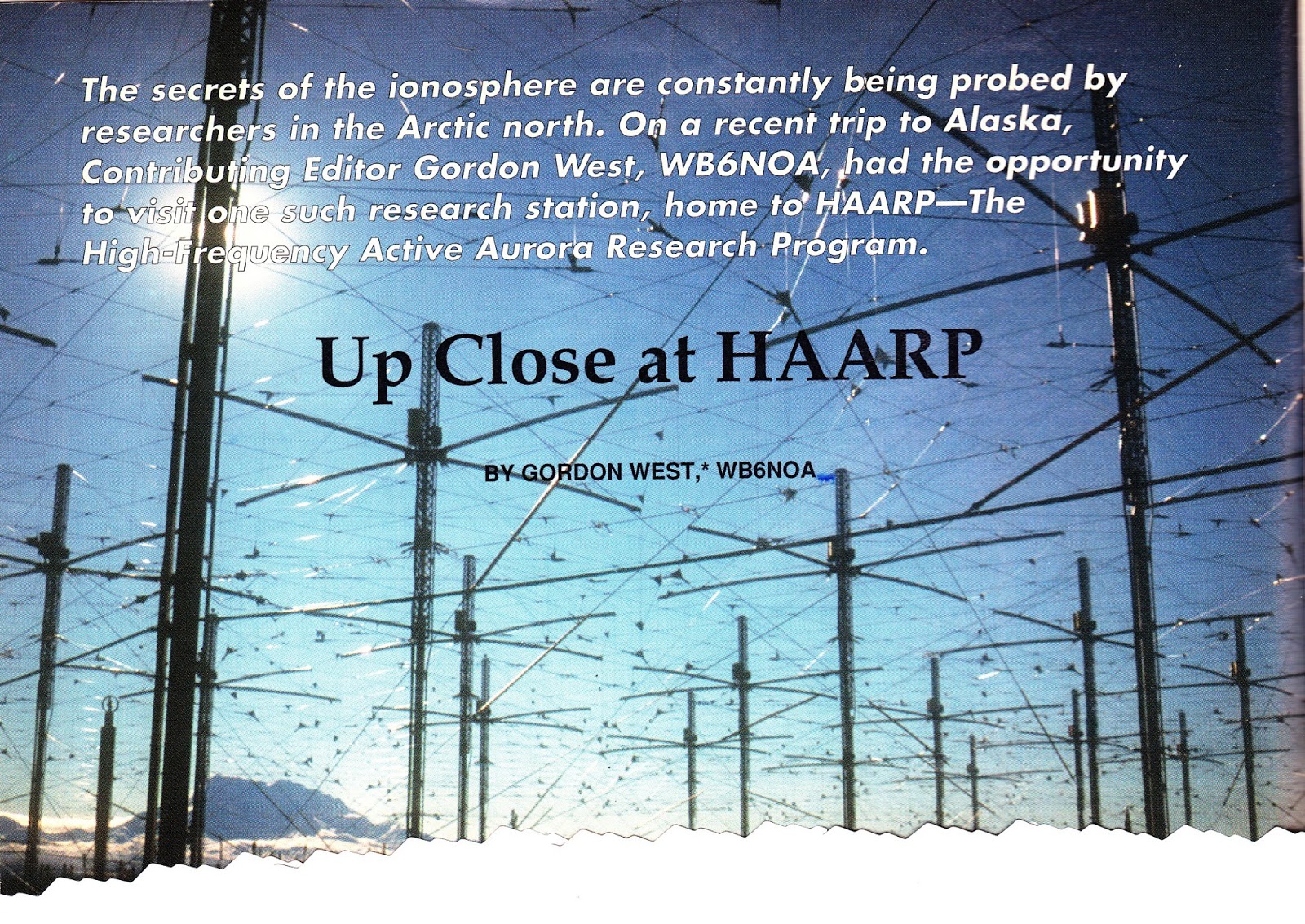 CQ Newsroom: HAARP Uses Classical Music to Probe the Ionosphere
