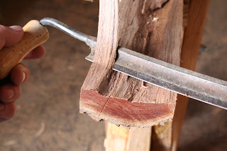 Kitchen Carvings: Riving Green Wood