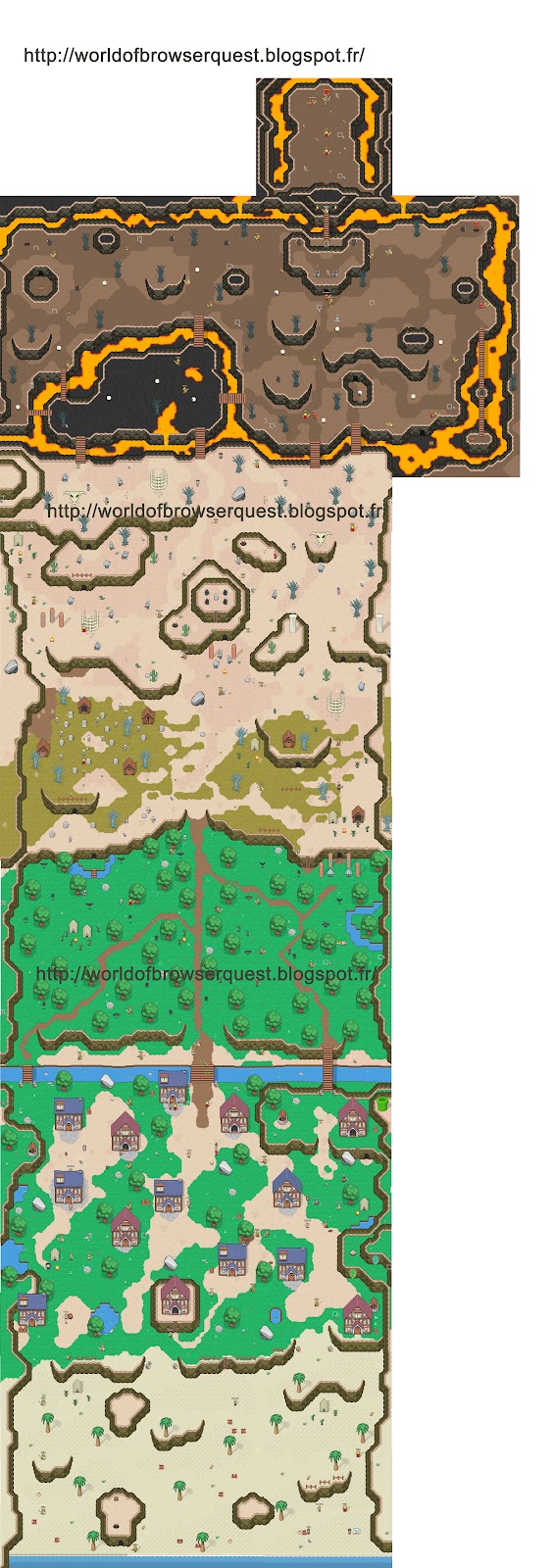 World of BrowserQuest - BrowserQuest Fan Site: Map Monde de BrowserQuest