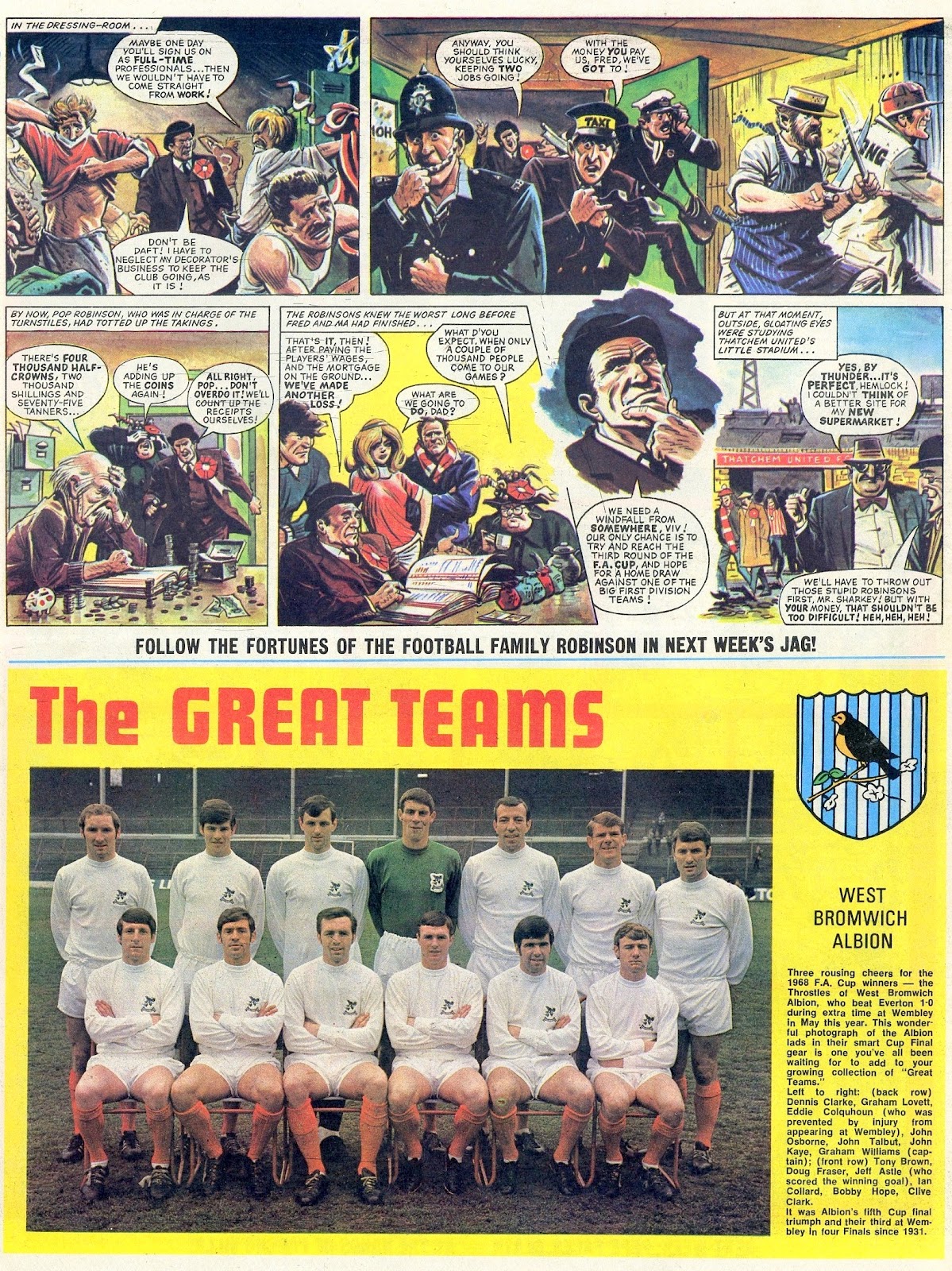 *KAZOOP !!: FOOTBALL THEME IN BRITISH HUMOUR COMICS TO CELEBRATE EURO ...