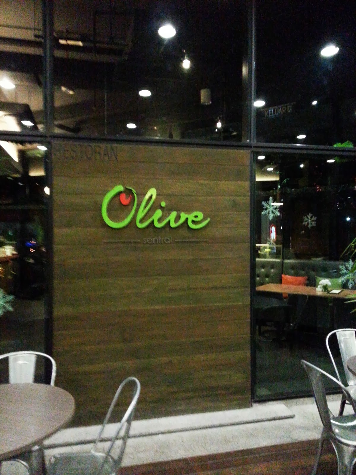 Venoth's Culinary Adventures: Olive Sentral @ Sooka Sentral, Kuala Lumpur