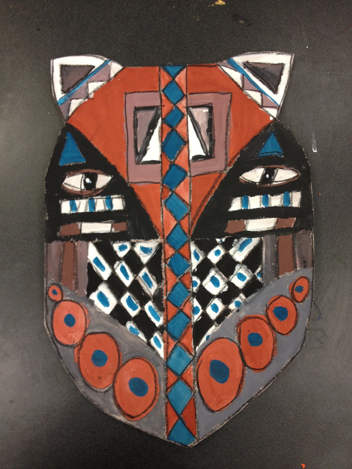 Art at AMY Northwest: Cycle 2: 7th Grade - African Shields