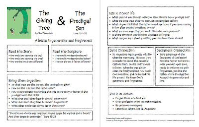 Look to Him and be Radiant: Stories & Scripture- The Giving Tree & The ...