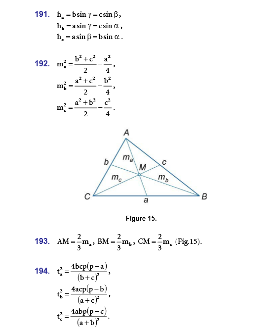 ALL GEOMETRY FORMULE for cbse iit jee ssc - Experhap
